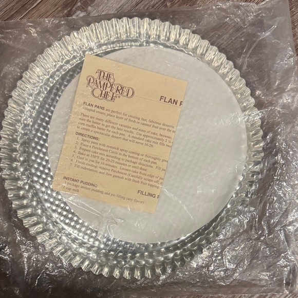Pampered Chef | Kitchen | Pampered Chef Silver Flan Pans New | Poshmark